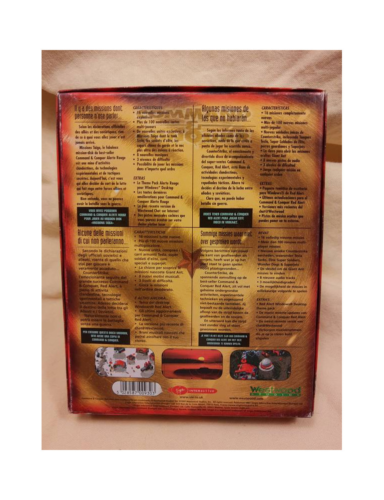 add on pour jeu pc command and conquer : Alerte rouge Missions Taïga