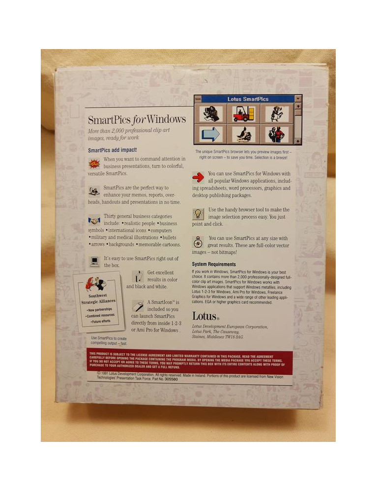 IBM Lotus SmartPics Release 1.0 disquette floppy for windows