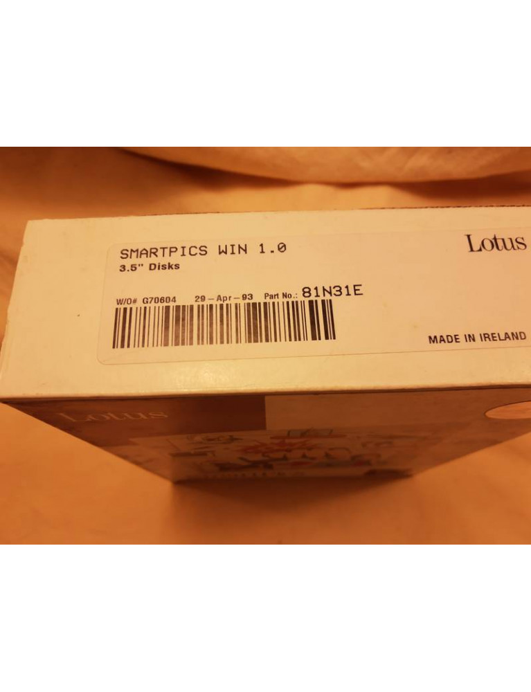 IBM Lotus SmartPics Release 1.0 disquette floppy for windows