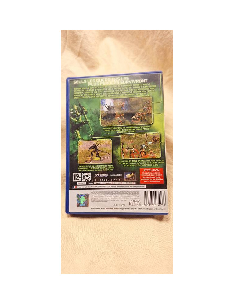 Jeu PS2 Aliens Versus Predator: Extinction PAL