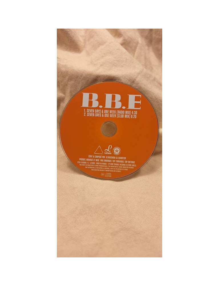 CD Musique B.B.E Seven Days and One Week